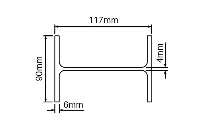 I Beam - Full Privacy & Combo Hamptons PVC Fence - Auswide Frameless