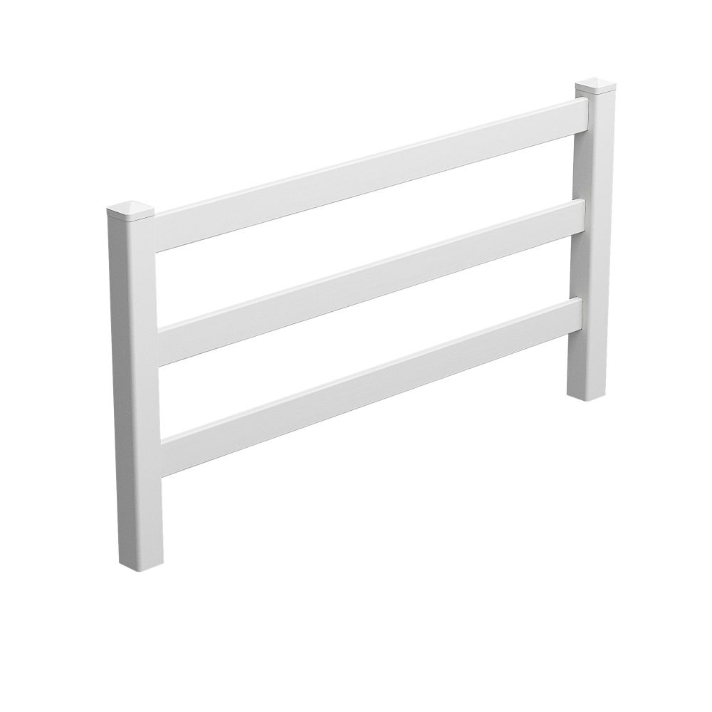 3 Rail PVC Fence | Affordable Hamptons-Style Rural Fencing