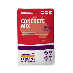 Concrete Mix - 20Kg Bag - Auswide Frameless