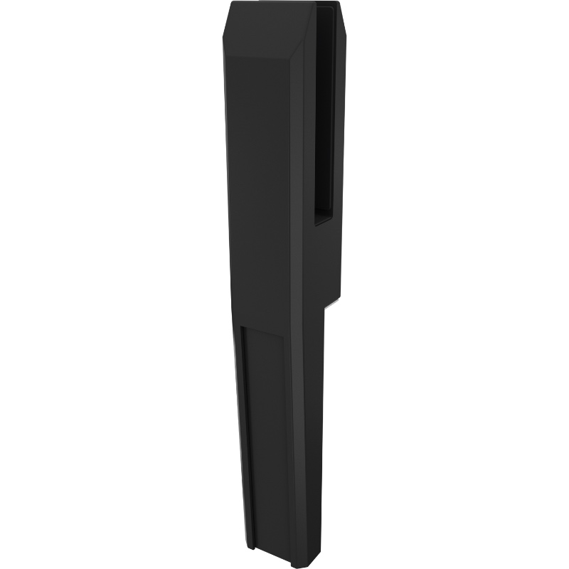 Madrid - Face Mount Spigot - Black - Auswide Frameless