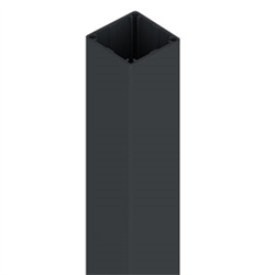 50 x 50mm Post - 6000mm - Black - Auswide Frameless