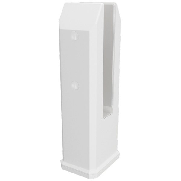 Madrid - Deluxe Top Fix Spigot - Matt White - Auswide Frameless