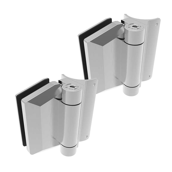 Polaris 155 Series – Glass To Round Post Hinge Set – Satin - Auswide ...