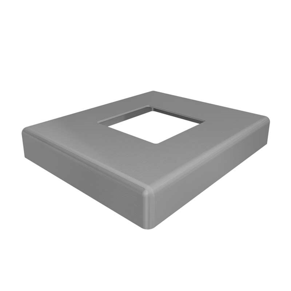 SQ50 - Domical Cover - Satin SS316 - Auswide Frameless