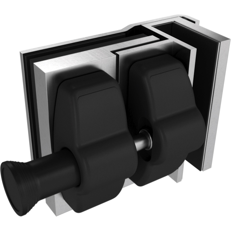 Master Range – Glass To Glass External 90° Latch Kit – Satin - Auswide ...
