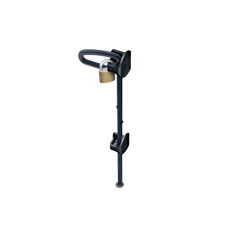 D&D Padlockable Drop Bolt 610mm - Auswide Frameless