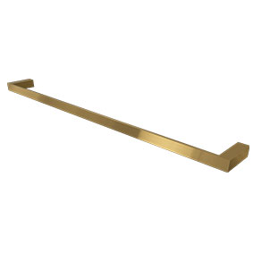 AERO - Towel Rail 600mm - Brushed Gold - Auswide Frameless