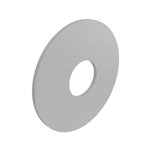 Glass Standoff Washer White - 50mm - Auswide Frameless