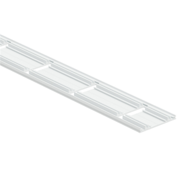 VISOR - Under Capping Plate 4000mm Long - White - Auswide Frameless