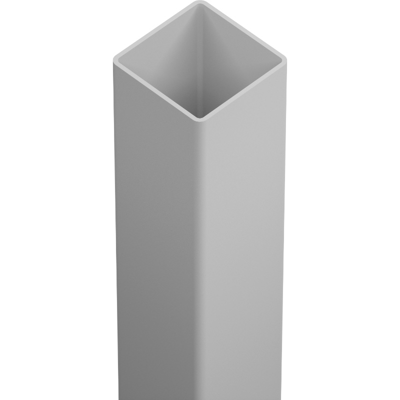 65 x 65mm Steel Post - 2700mm Long - White - Auswide Frameless