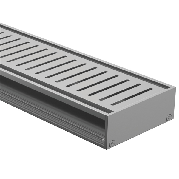 Drainlab - Linear Drain Slotted Grate 1200L x 35mmH - Satin - Auswide ...
