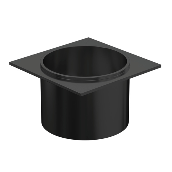 Drainlab - 50mm Diameter Drain Outlet - Black - Auswide Frameless