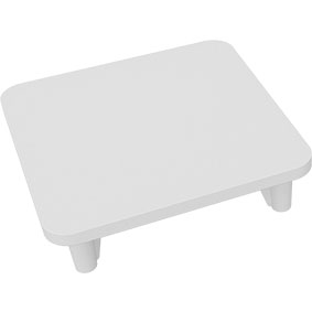65 x 65mm Post Flat Top Cap - Silver - Auswide Frameless