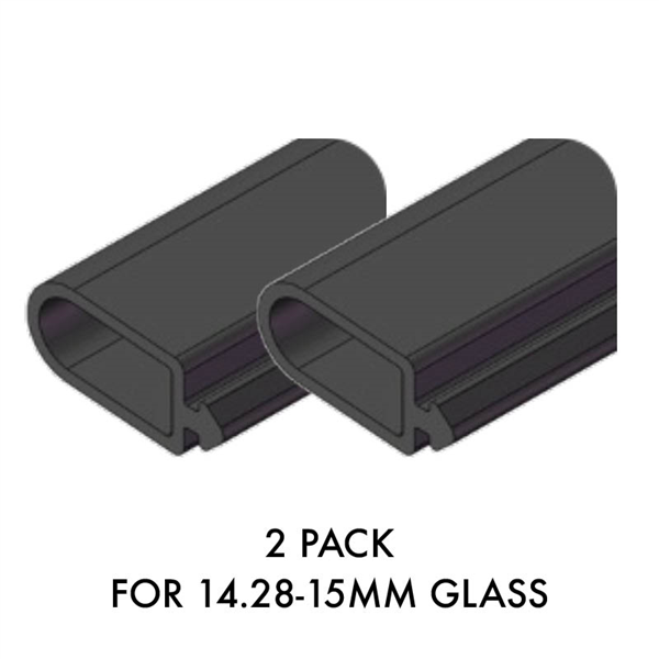 Versatilt - Heavy Duty Glazing Rubber Suits 14.28 & 15mm Thick Glass ...